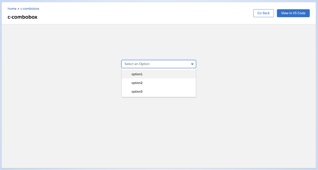 lightning-comboboxを試してみる