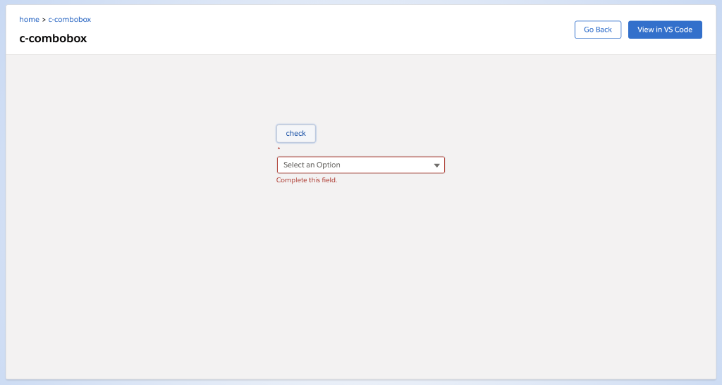 lightning-comboboxを試してみる